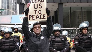 Fiery Anti-War Suicide Goes Unnoticed - CBS News