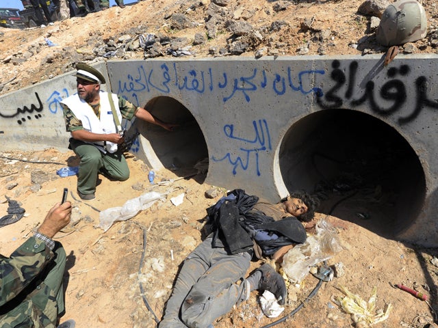 The death of Muammar Qaddafi
