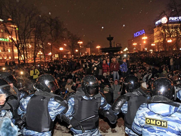 Russian election protests - Photo 1 - CBS News