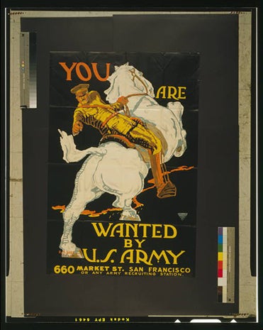 Vintage World War I posters
