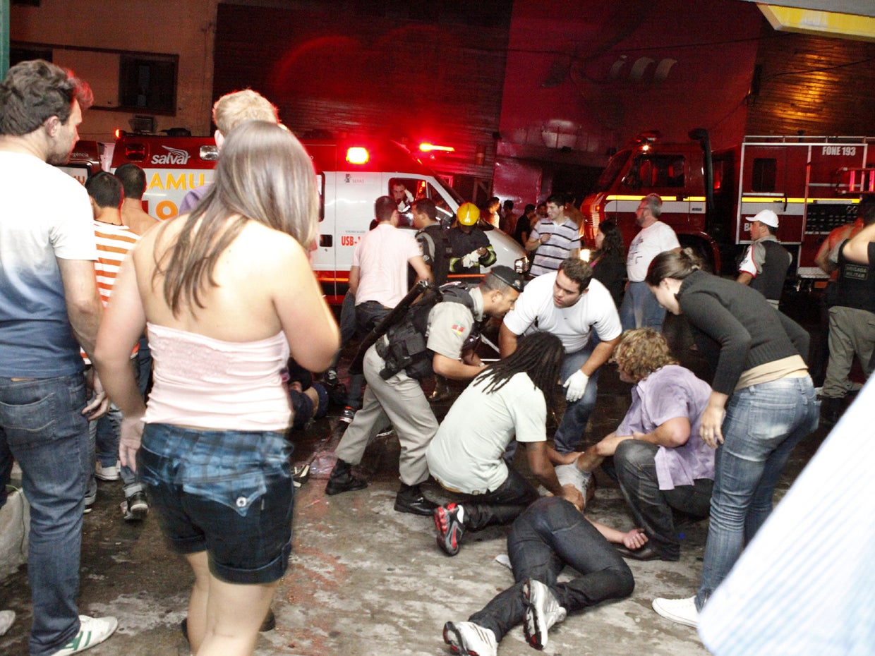 More than 200 die in Brazil nightclub fire - CBS News