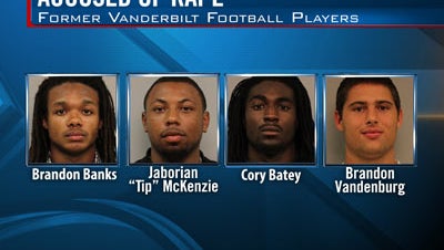 Vanderbilt Rape Case Update: Four former football players plead not ...