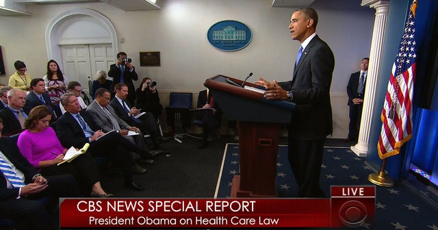Special Report: Obama announces health care law changes - CBS News