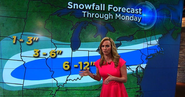 Severe weather stretches across U.S. - CBS News