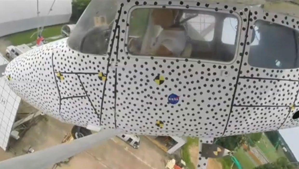 Why NASA crash testing small planes could someday save lives - CBS News
