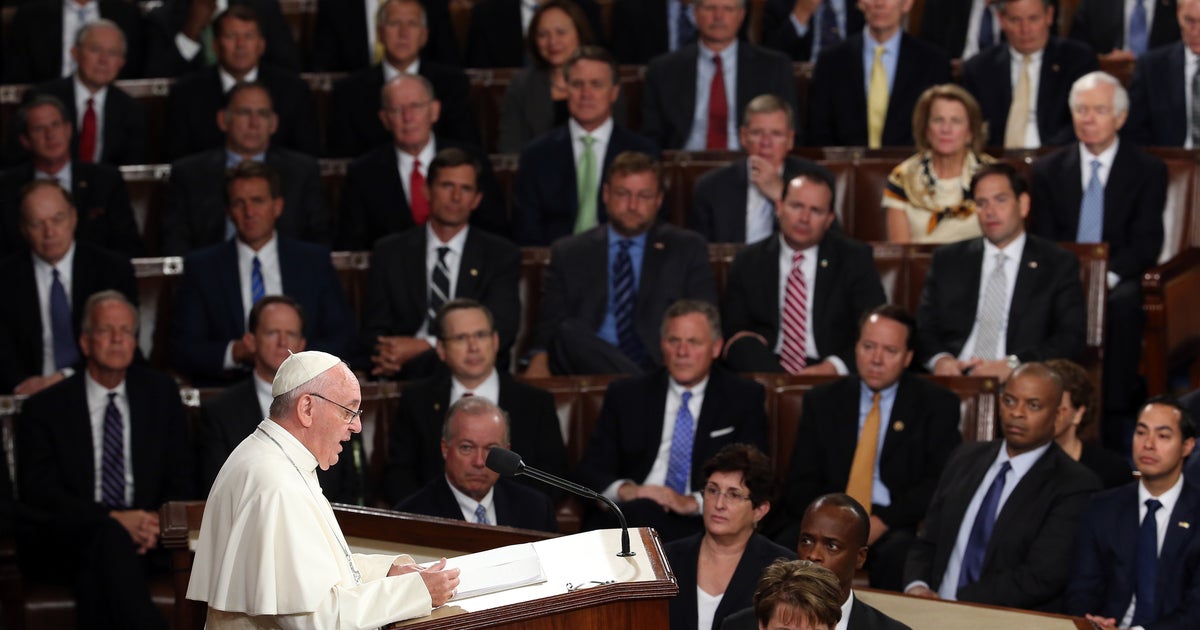 Transcript: Pope Francis' address to Congress - CBS News