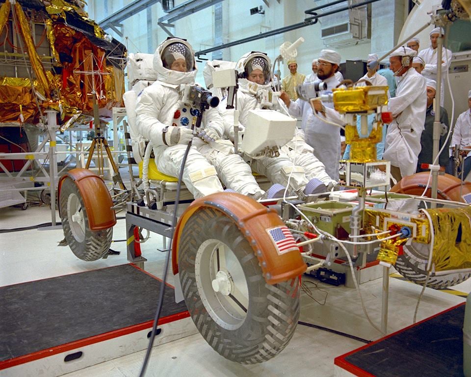 Newly released photos of Apollo moon missions