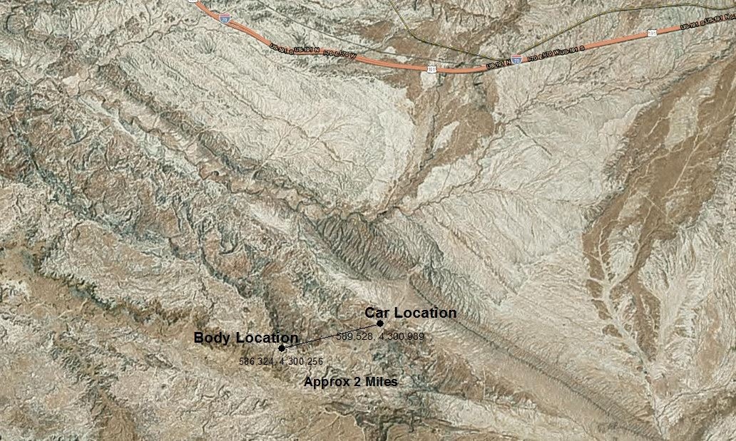 The "steep and rocky" terrain where Michael Cavallari died