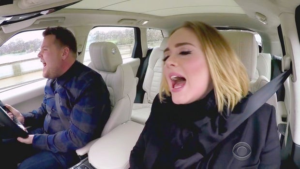 James Corden's "Carpool Karaoke" with Adele breaks YouTube record - CBS News