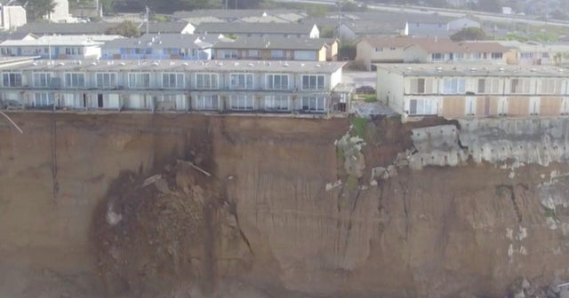Cliff erosion threatens to push California homes into sea - CBS News