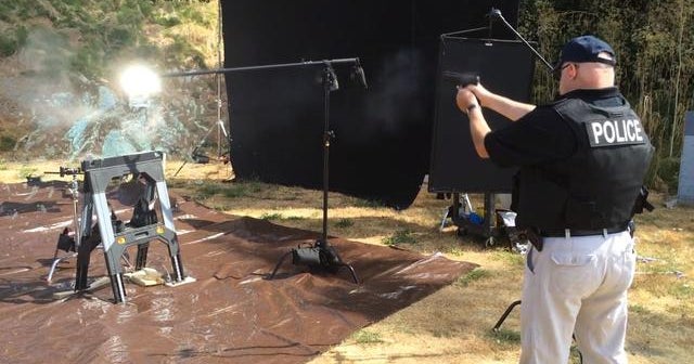 Behind the scenes: High speed cameras capture bullets breaking glass ...