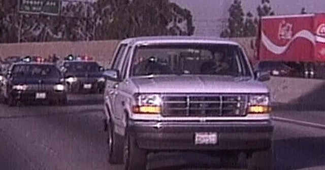 On this day: O.J. Simpson's infamous low-speed chase on live TV - CBS News
