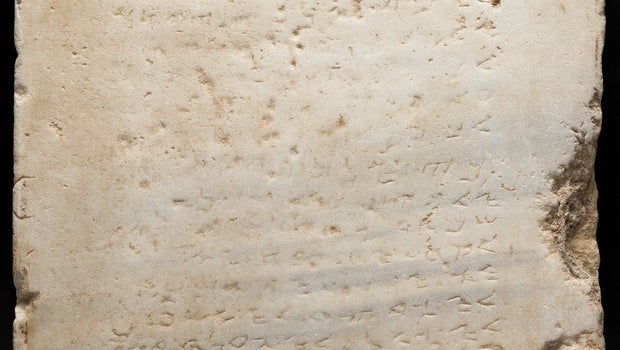 Oldest known Ten Commandments stone auctioned - CBS News
