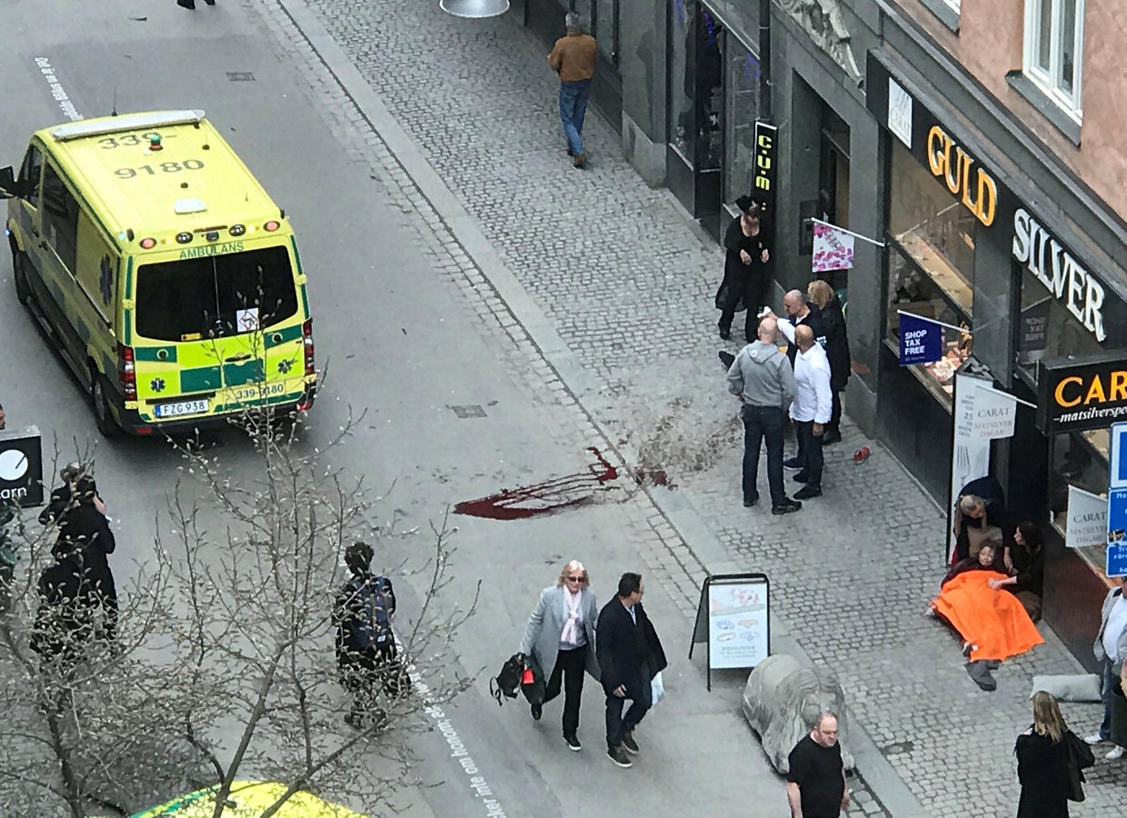 Stockholm terror attack: Truck kills 4, plows into department store ...