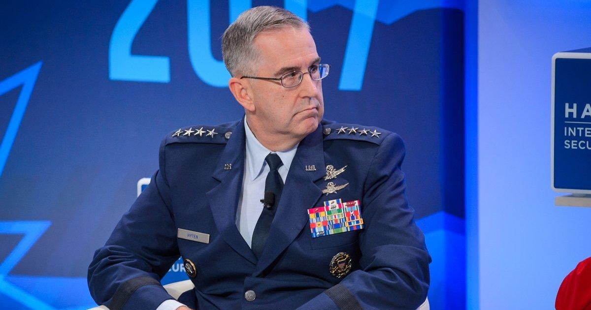 Gen. John Hyten, head of U.S. Strategic Command, would resist "illegal ...