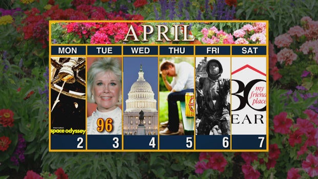 Calendar: Week of April 2 - CBS News