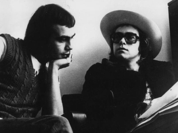 Bernie Taupin: A man of lyrics, and now art - CBS News