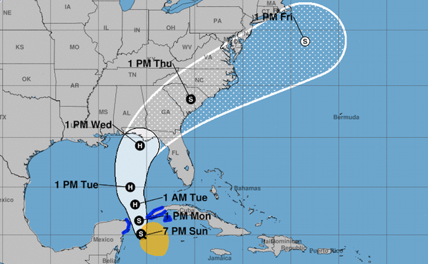 Tropical Storm Michael could hit Gulf Coast as a hurricane this week ...