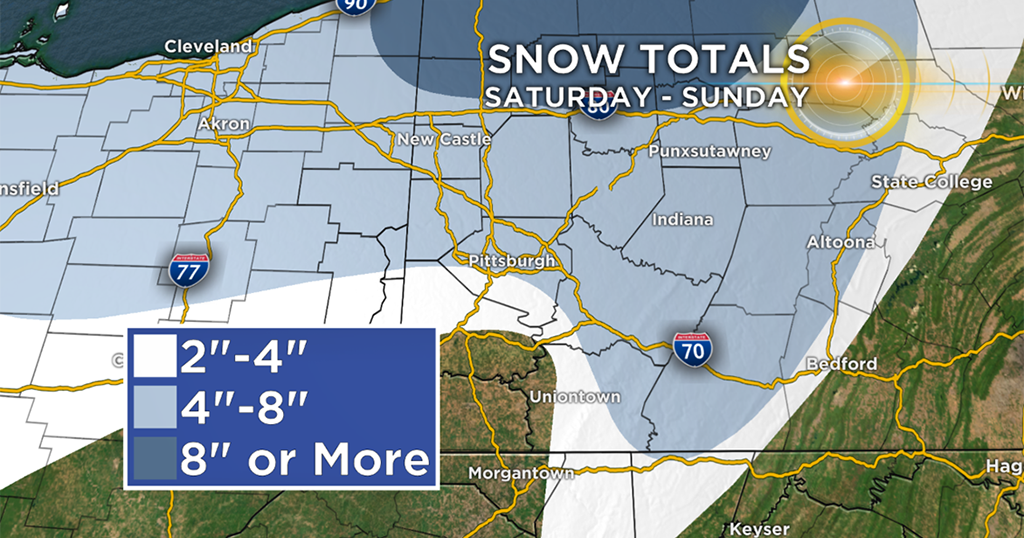 Pittsburgh Weather: Major Winter Weather System On The Way, Could Drop ...