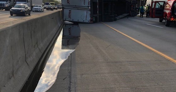 Semi Crashes On Interstate 80/94, Spilling Honey And Diesel Fuel; One ...