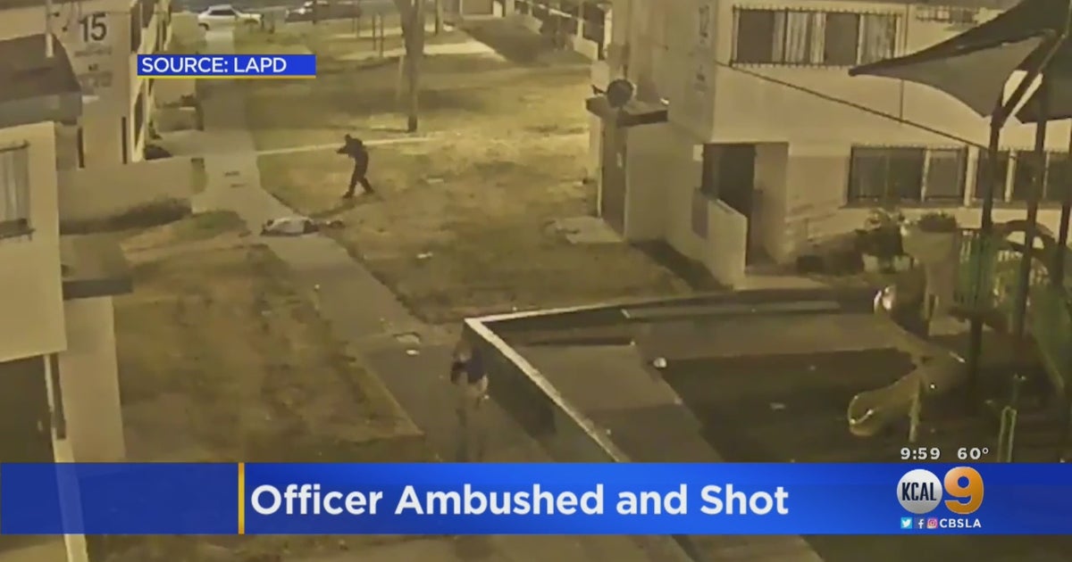 LAPD Releases Dramatic Video Of Officer Being Ambushed, Frightening Gun ...