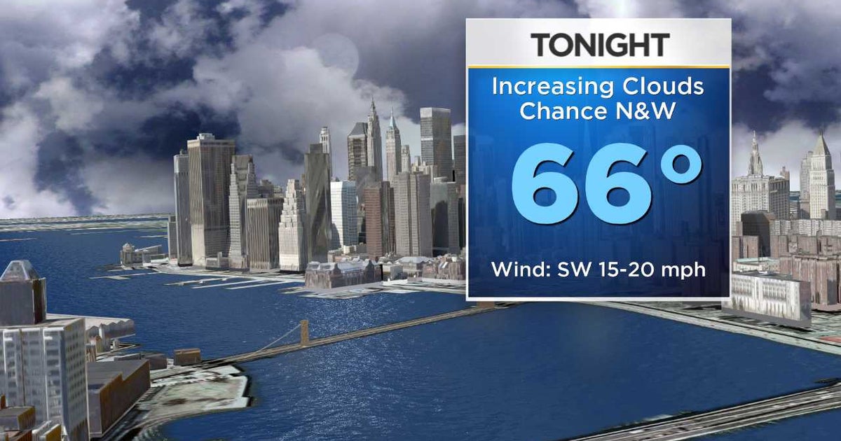 New York Weather: 6/15 Saturday Evening Forecast - CBS New York
