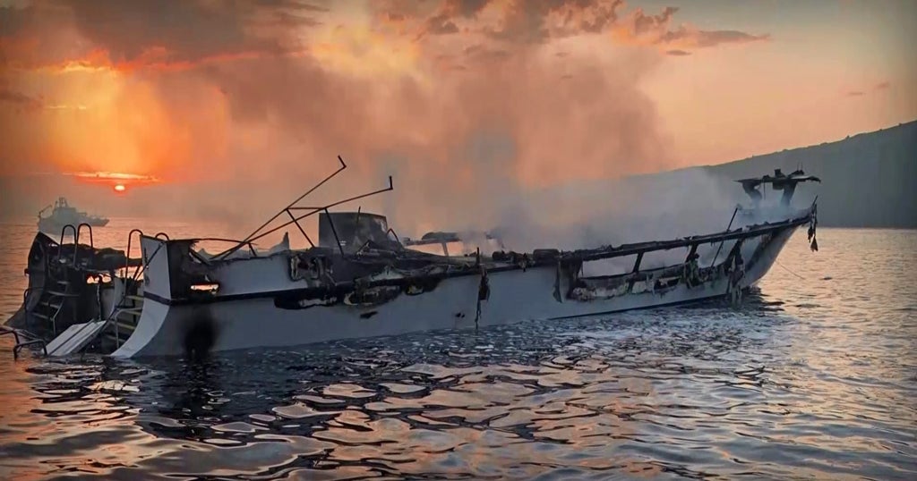 Search Resumes For Final Victim Of Dive Boat Fire - CBS San Francisco