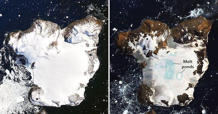 NASA satellite images reveal dramatic melting in Antarctica after ...