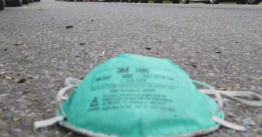 Gloves, Masks Used To Slow Coronavirus Curve Are Littering New York ...