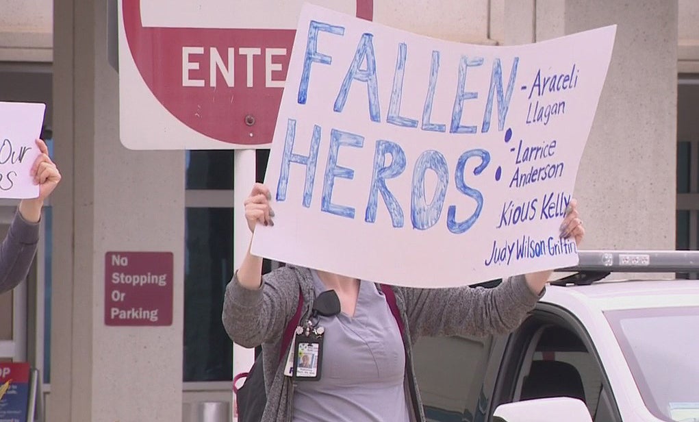 'Nurses Are Not Disposable': Protests Call For More N95 Masks For ...