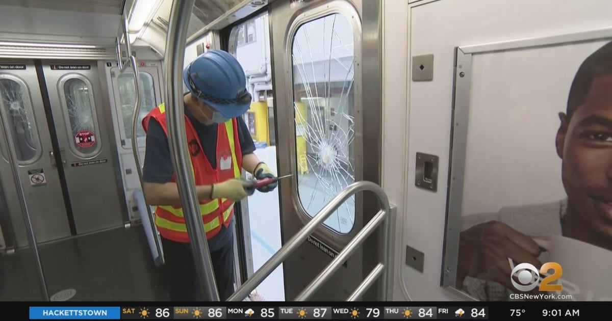 More Subway Trains Vandalized On 7 Line Overnight, MTA Says As Investigation Into Window ...