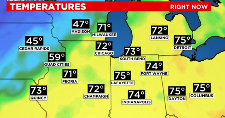 Chicago Weather: November Record Of Seven-Straight Days Of 70 Degrees ...