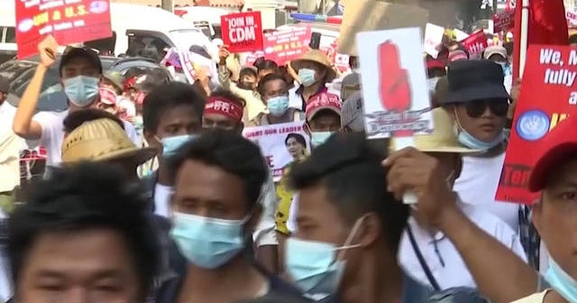 WorldView: Diplomatic pressure on Myanmar; Protests in Barcelona - CBS News