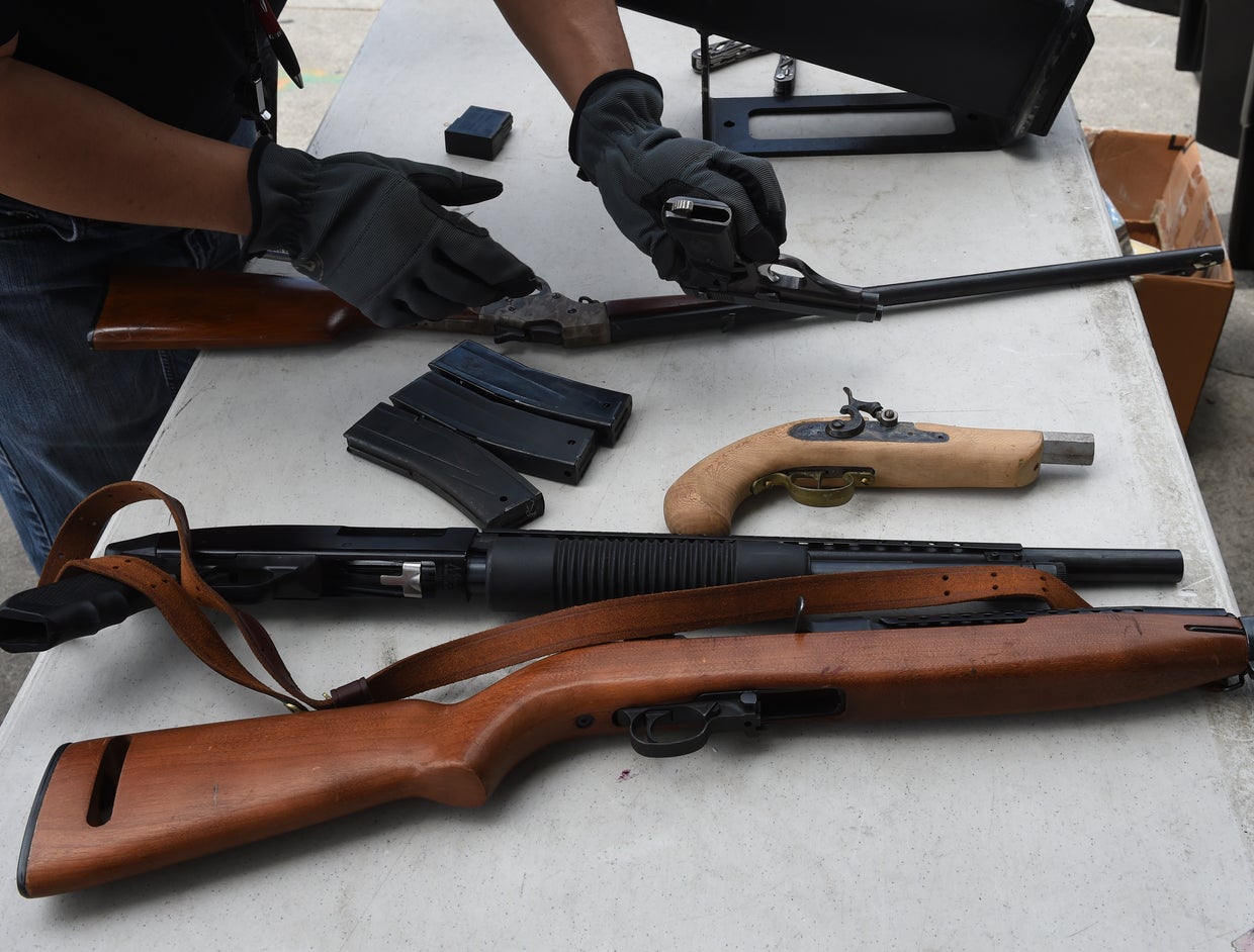 444 Guns Turned In During LAPD Anonymous Gun Buyback Program - CBS Los ...