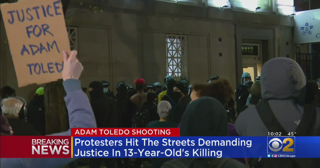 Protesters Gather Downtown, In Union Park, At Chicago FOP Headquarters ...