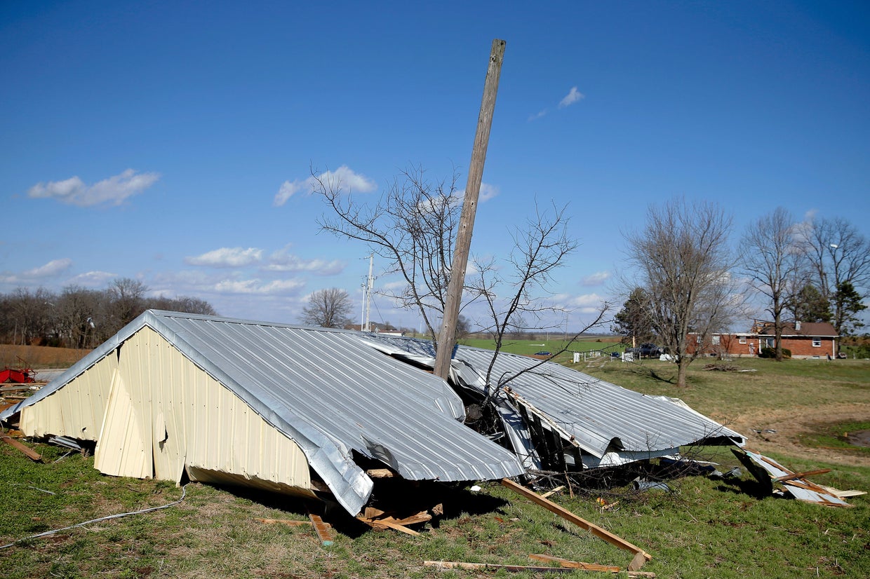 Devastating photos of tornado damage