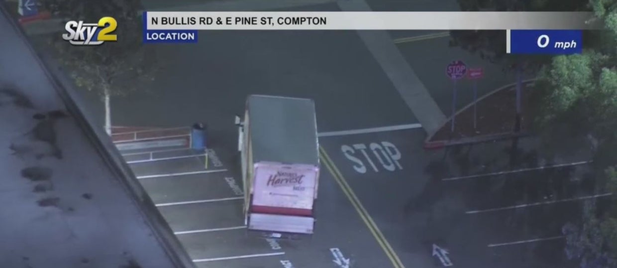Woman Leads Deputies On Wild Pursuit Through Compton In Bread Truck ...