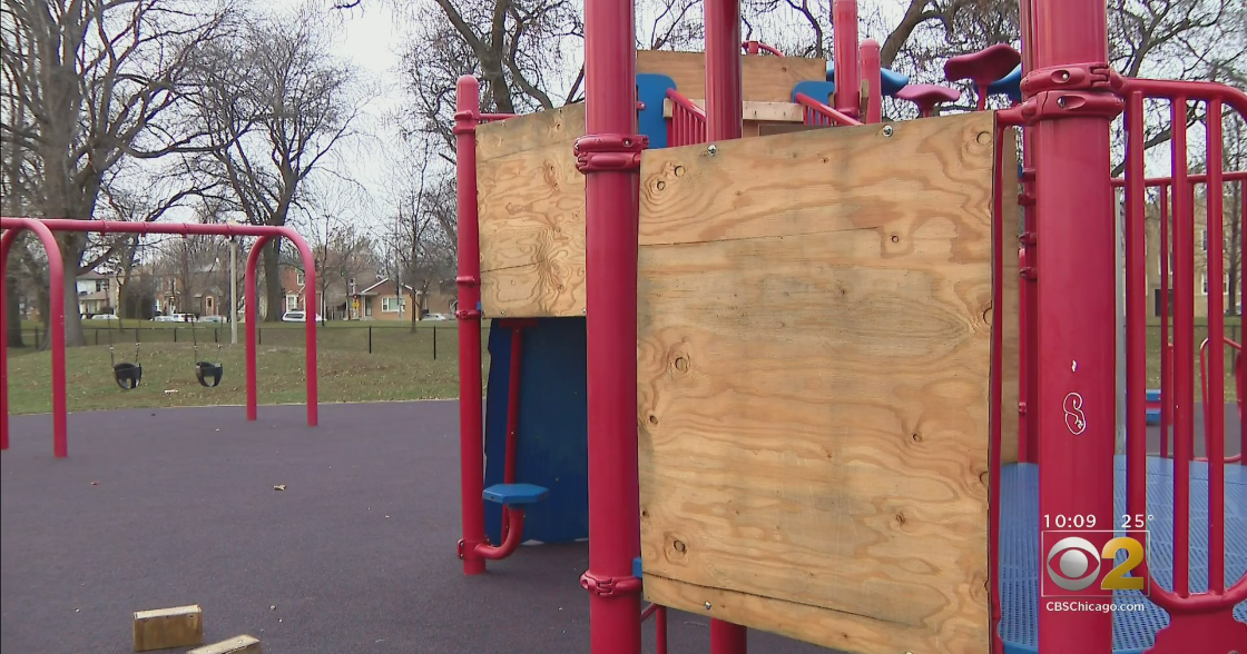 Damaged Playground Equipment In Marquette Park Was Removed, But Supply ...