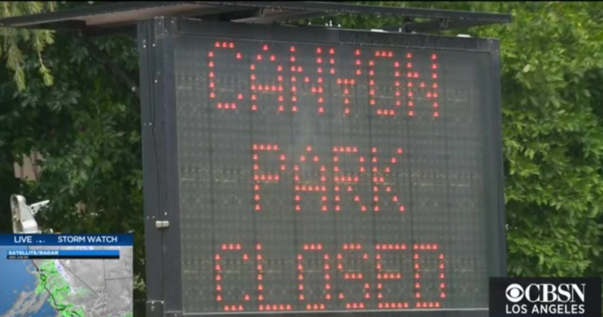 People Living Near Bobcat Fire Burn Scar On Alert As Rain Moves Across ...