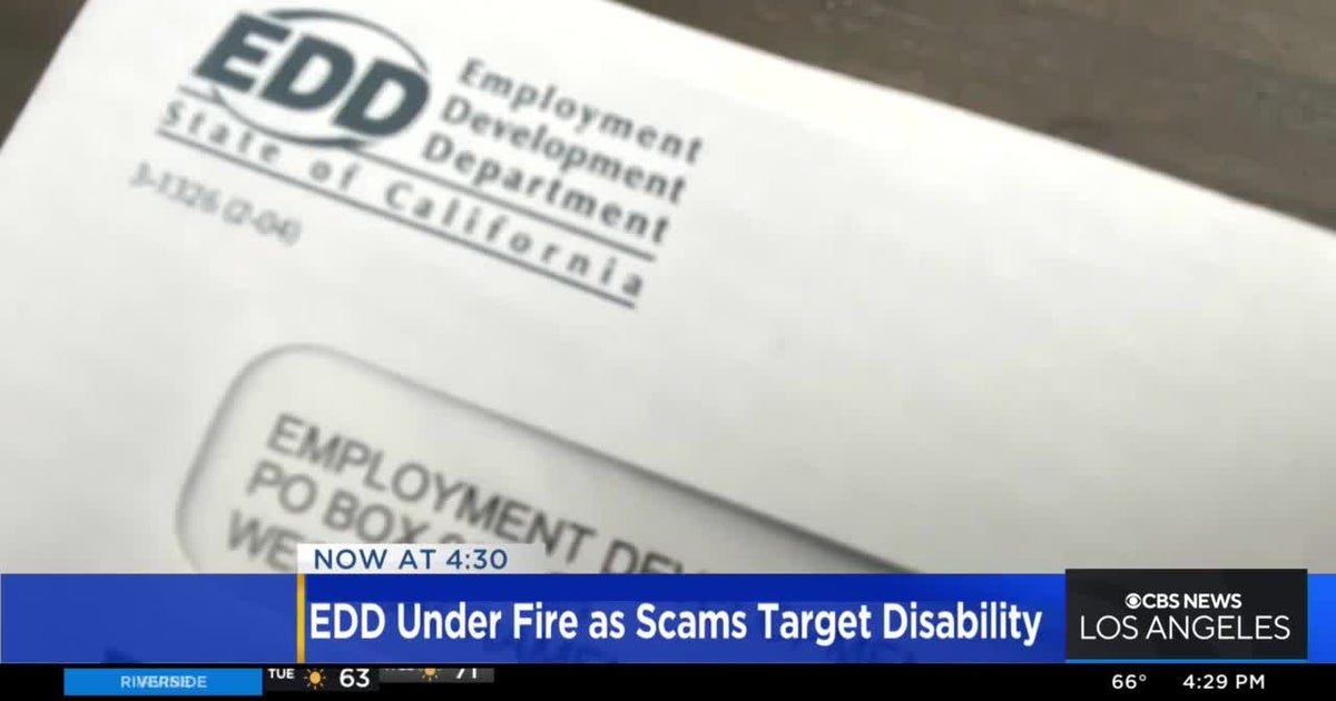 EDD Under Fire As Scammers Target Disability Claims - CBS Los Angeles
