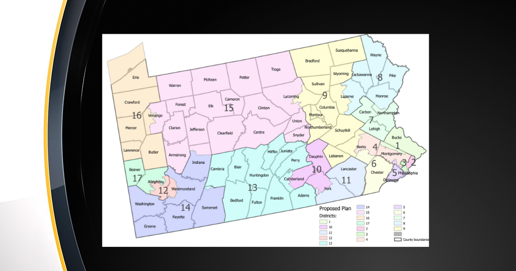 Pa. Supreme Court Picks New Map Of U.S. House Districts - CBS Pittsburgh